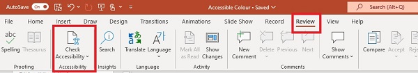 Making presentations more accessible